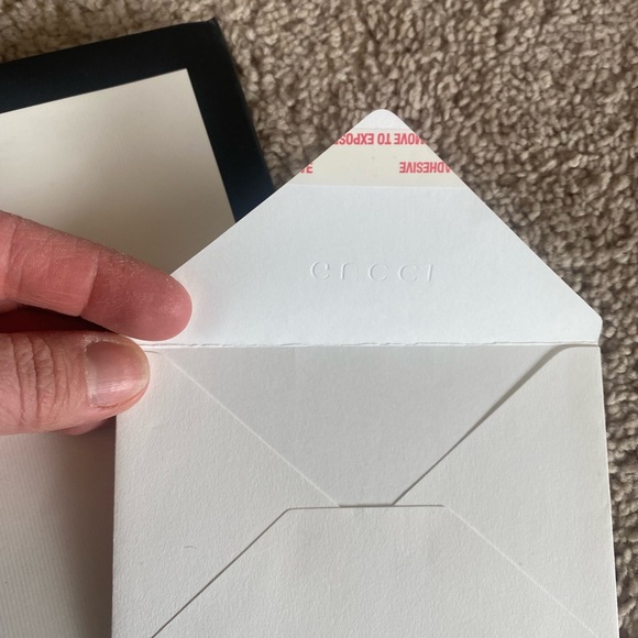 Gucci | Accessories | Gucci Gift Box With The Receipt Envelope | Poshmark